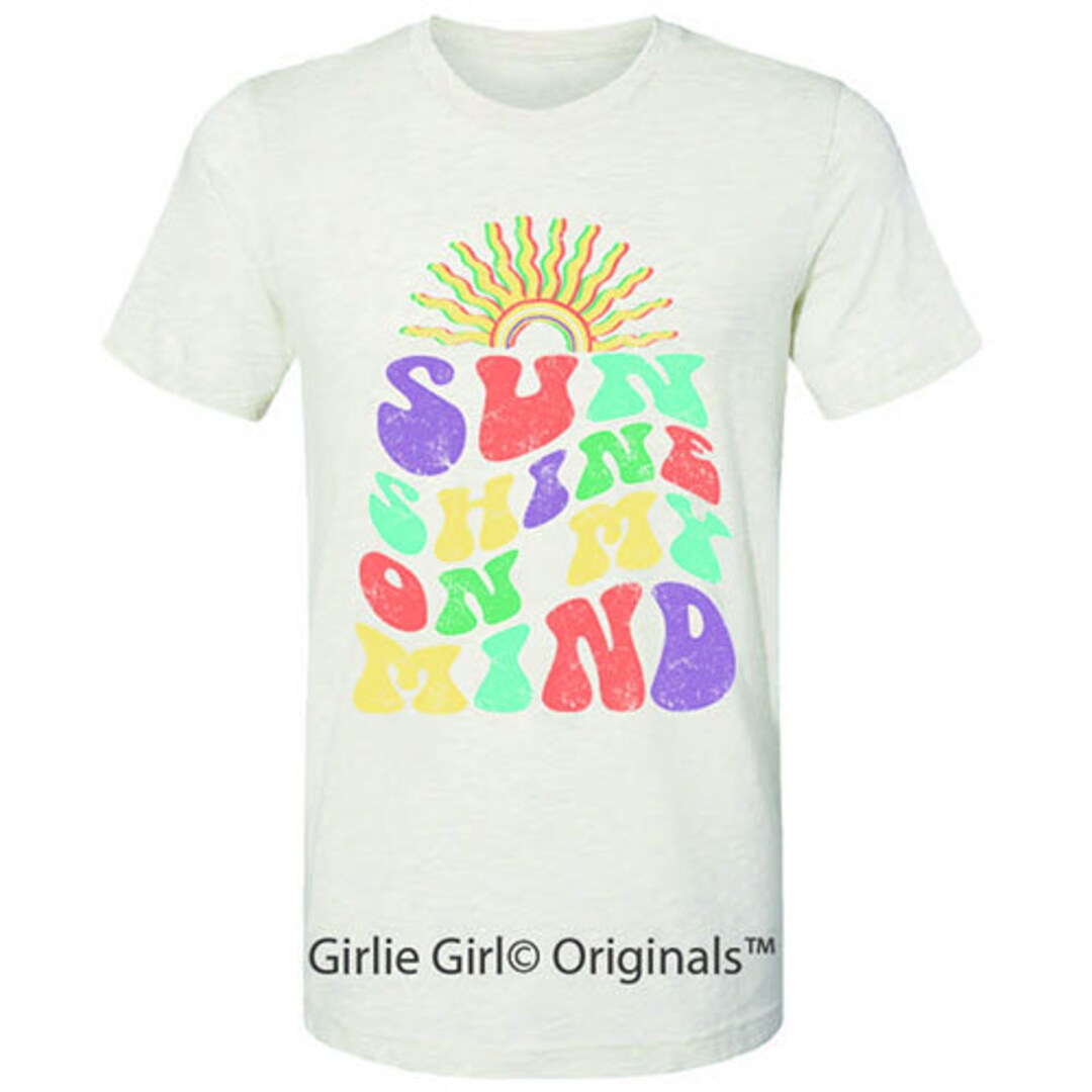 LULU MAC Sunshine Mind 103 H.P Natural Short Sleeve T-shirt - Etsy