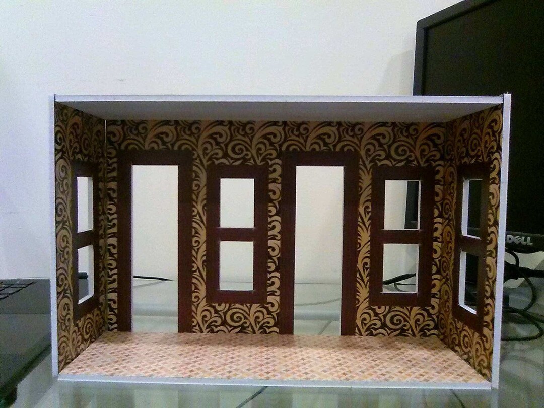 Miniature Craft Kit Dollhouse Room Box Display Diorama New - Etsy