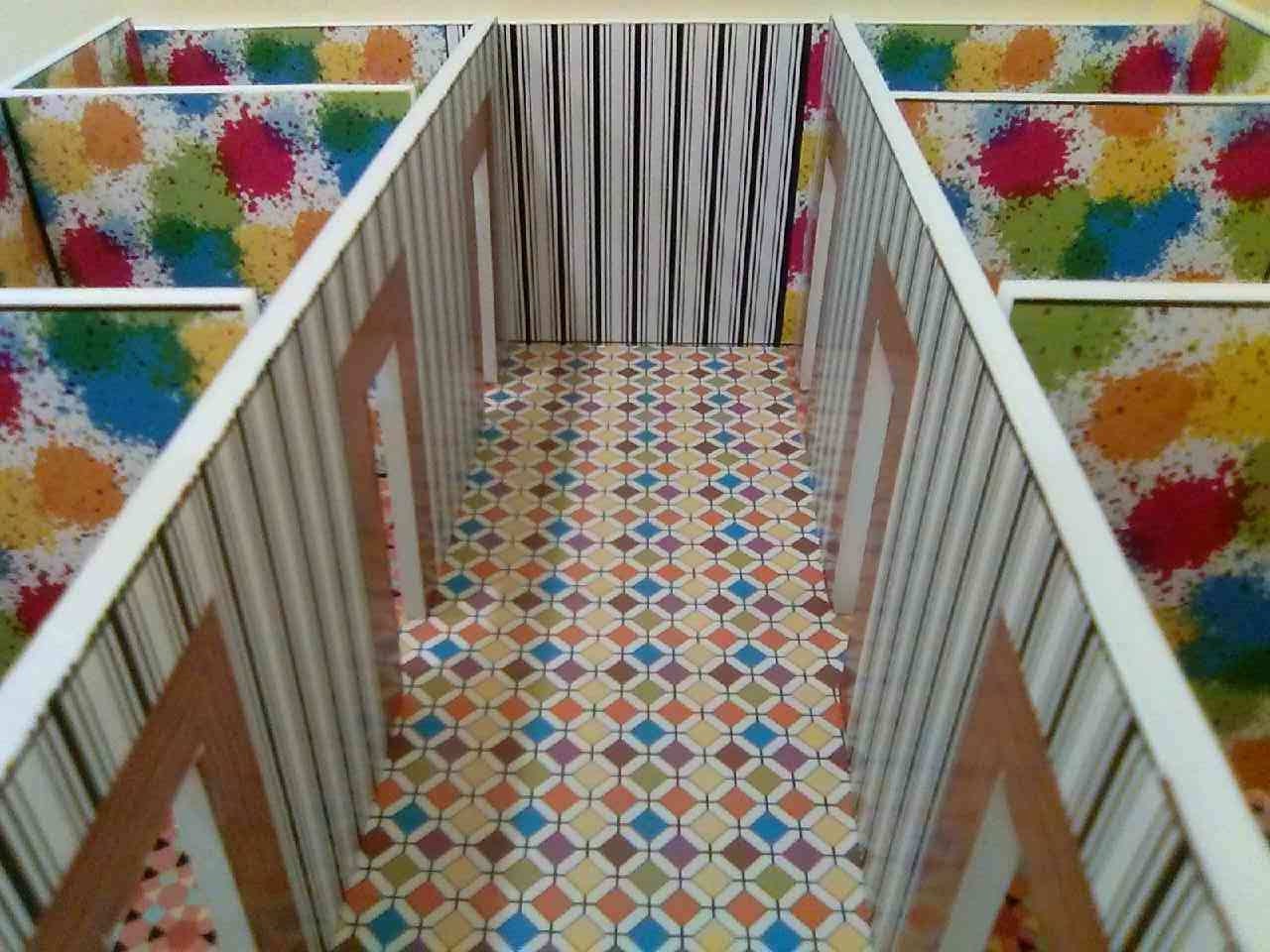 Diorama Doll House 3d Model Miniature School Art Craft Classroom or ...