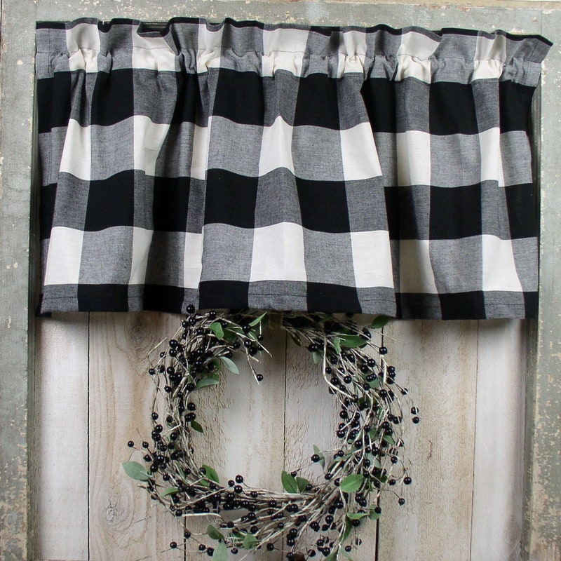 Buffalo Check Curtains - Etsy