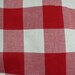 Red and White 2 Buffalo Check Homespun Valances Tiers Runners Farmhouse ...