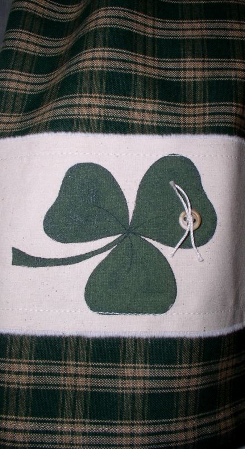 Hand Painted Shamrocks Valance in Your Choice of Size and - Etsy