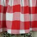 Red and White 3 Buffalo Check Homespun Valances Tiers Runners Farmhouse ...