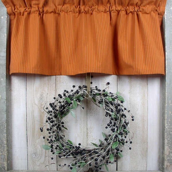 Orange Valance - Etsy