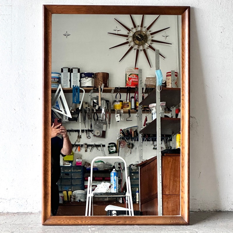 Mid Century Mirror - Etsy
