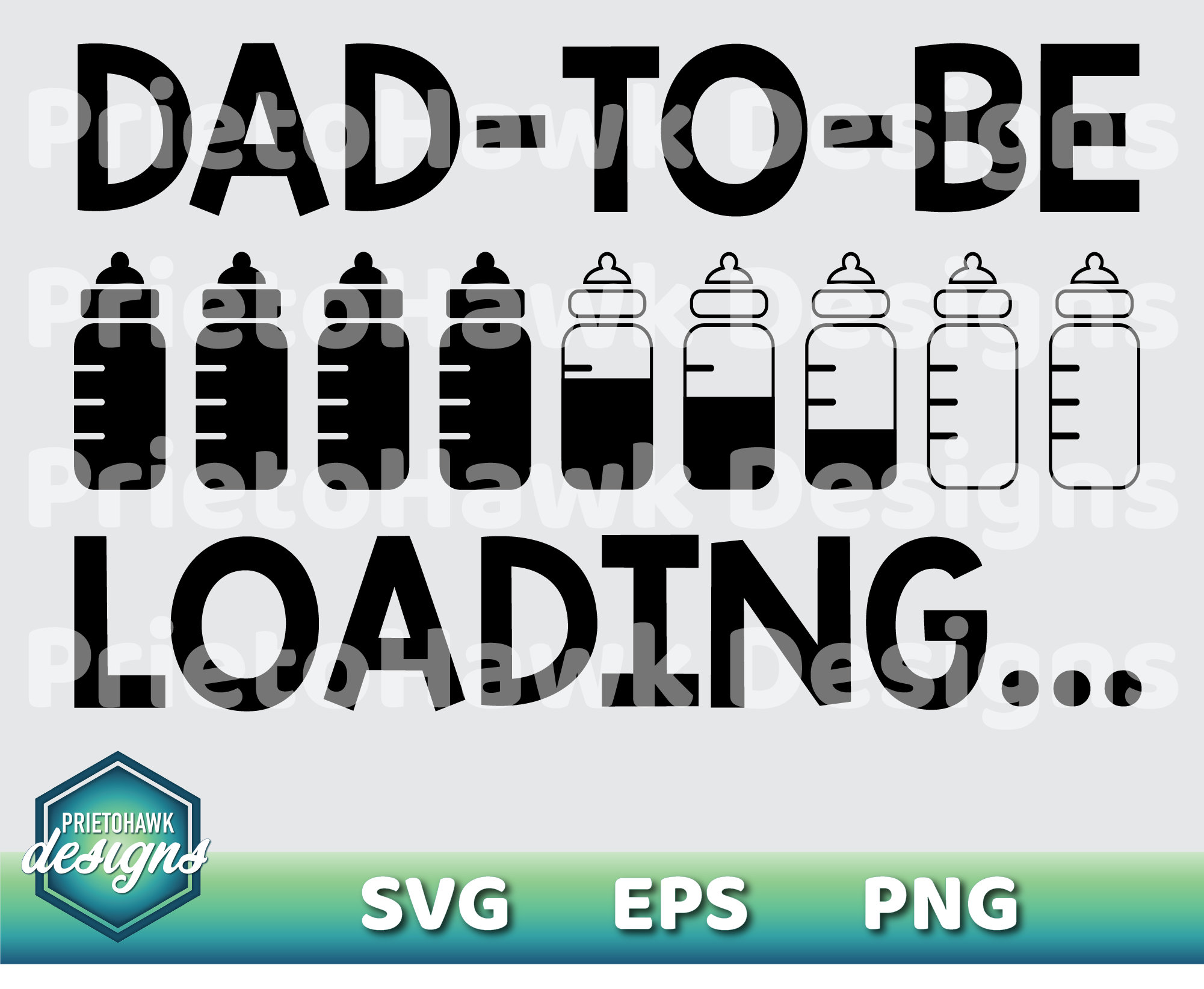 Dad to Be Loading SVG / Father's Day / Baby Shower / Dad Gift / Vector ...