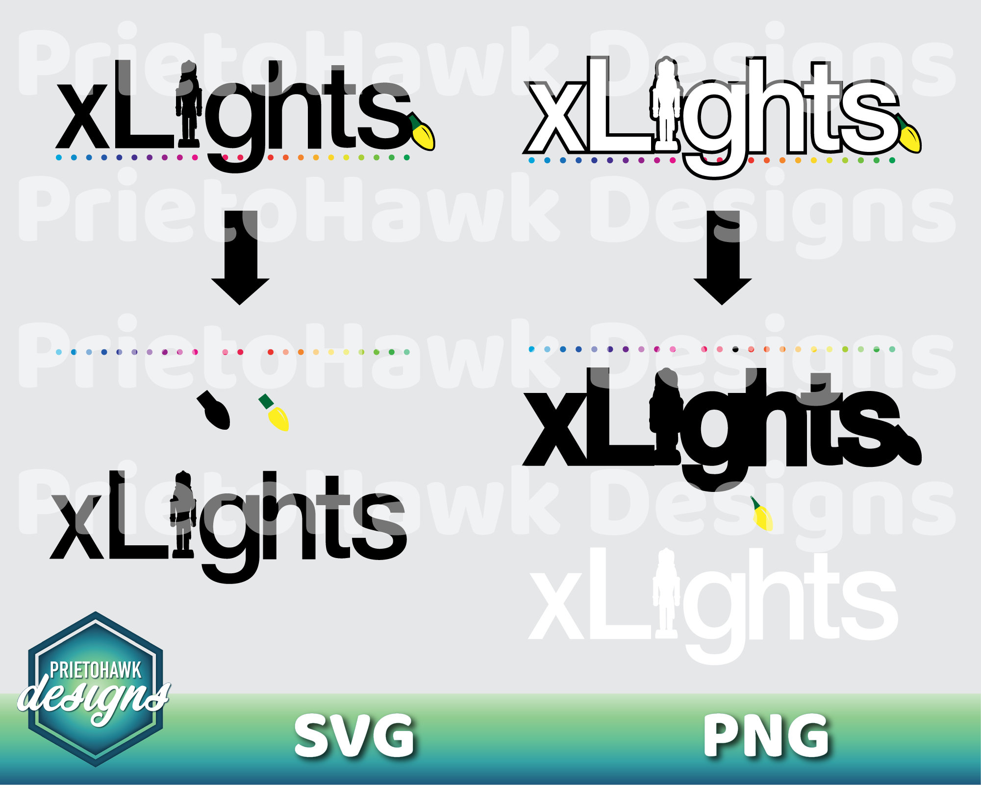 Xlights Logo SVG / Christmas Lights SVG / Vector / Cutting - Etsy UK