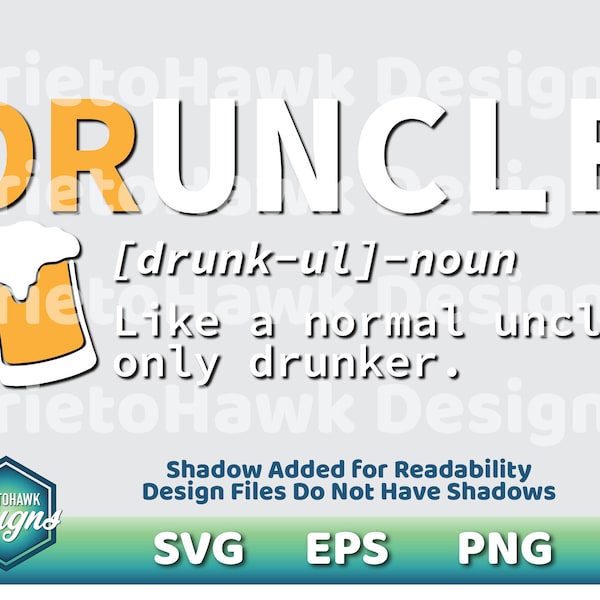 Druncle Svg - Etsy