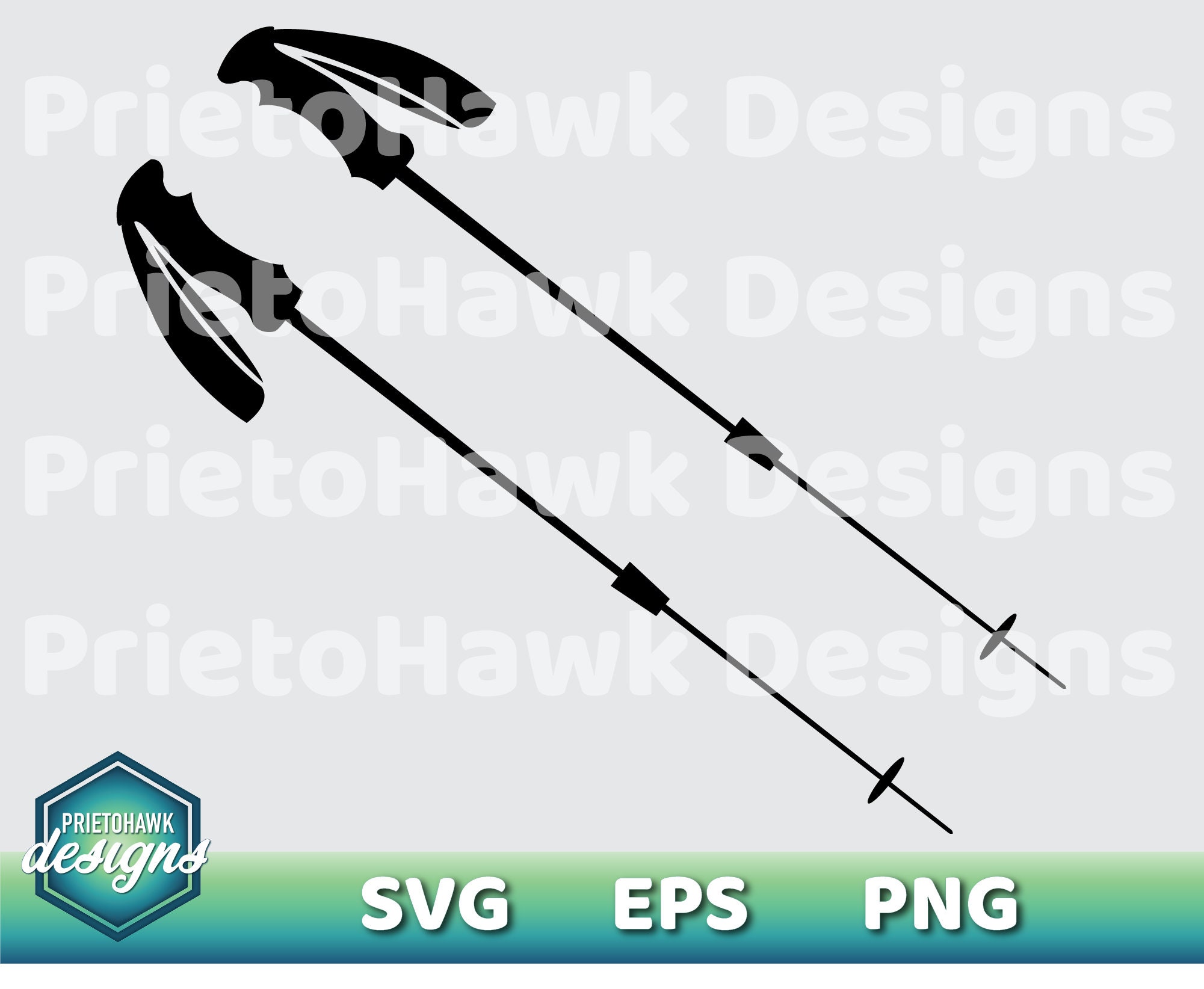 Trekking Poles SVG / Hiking Love / Adventure / Vector / | Etsy