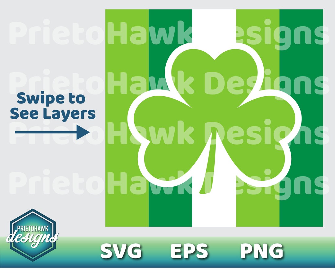 St. Patrick's Day Clover Shamrock SVG / St. Paddy's SVG - Etsy