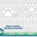 Veterinarian SVG / Vet Tech SVG / Stethoscope Paw Print / Animal Lover ...