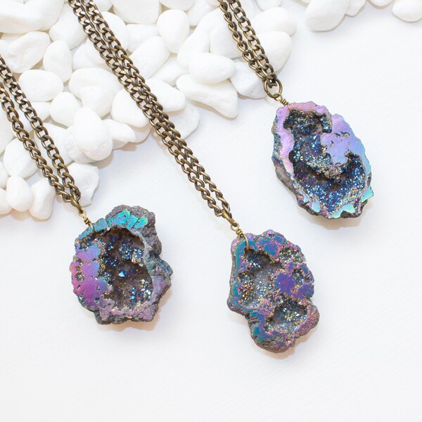 Rainbow Geode - Etsy