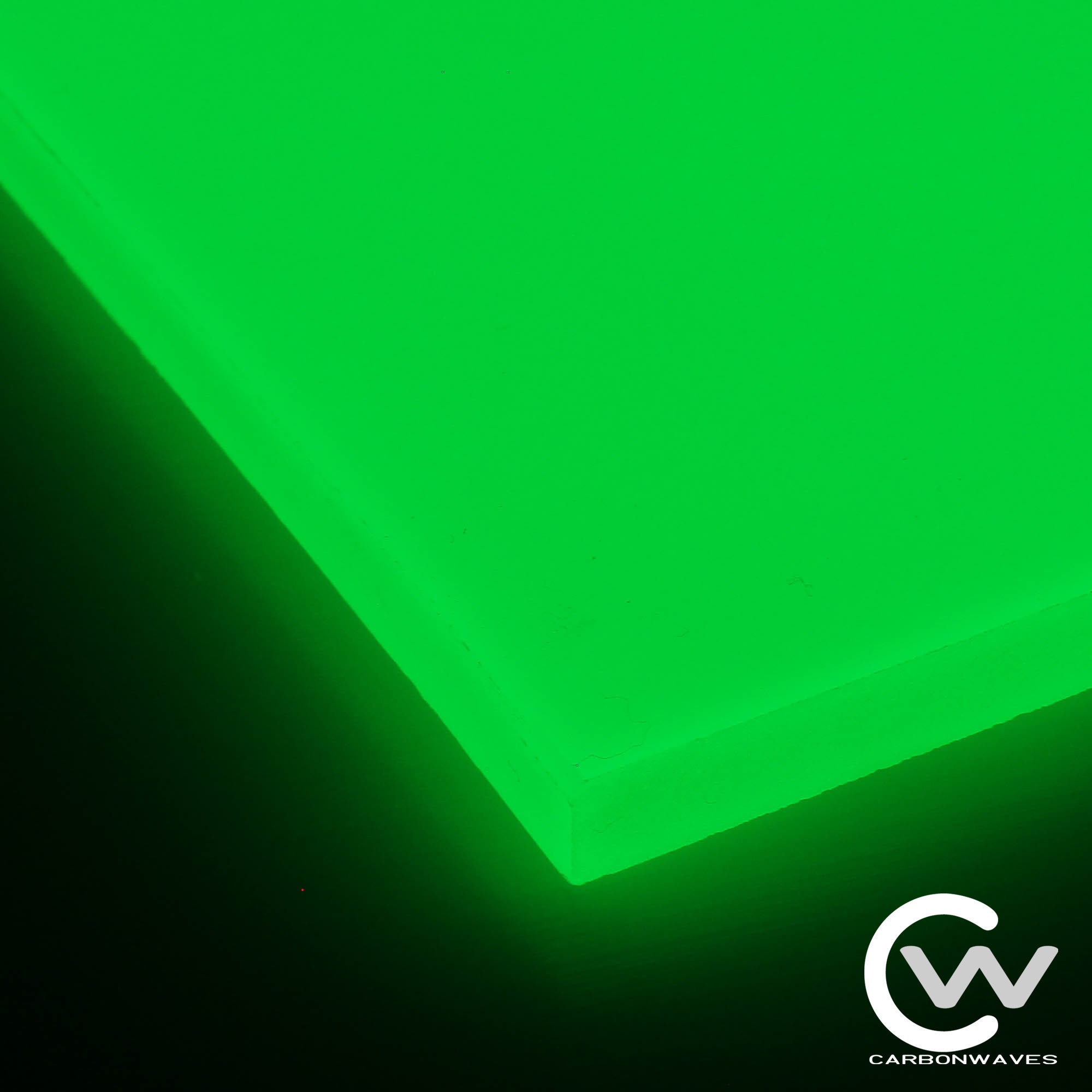 1/8", 1/4", 1/2", 1" Neon Green Turboglow Glow in the Dark Plate ...