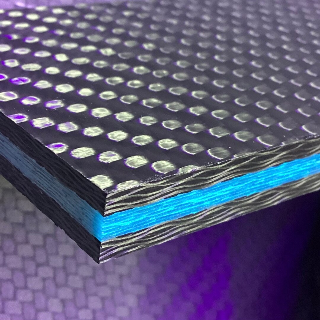 3/8" Ocean Glowwaves Carbon Fiber Plate Carbonwaves Glow in the Dark ...