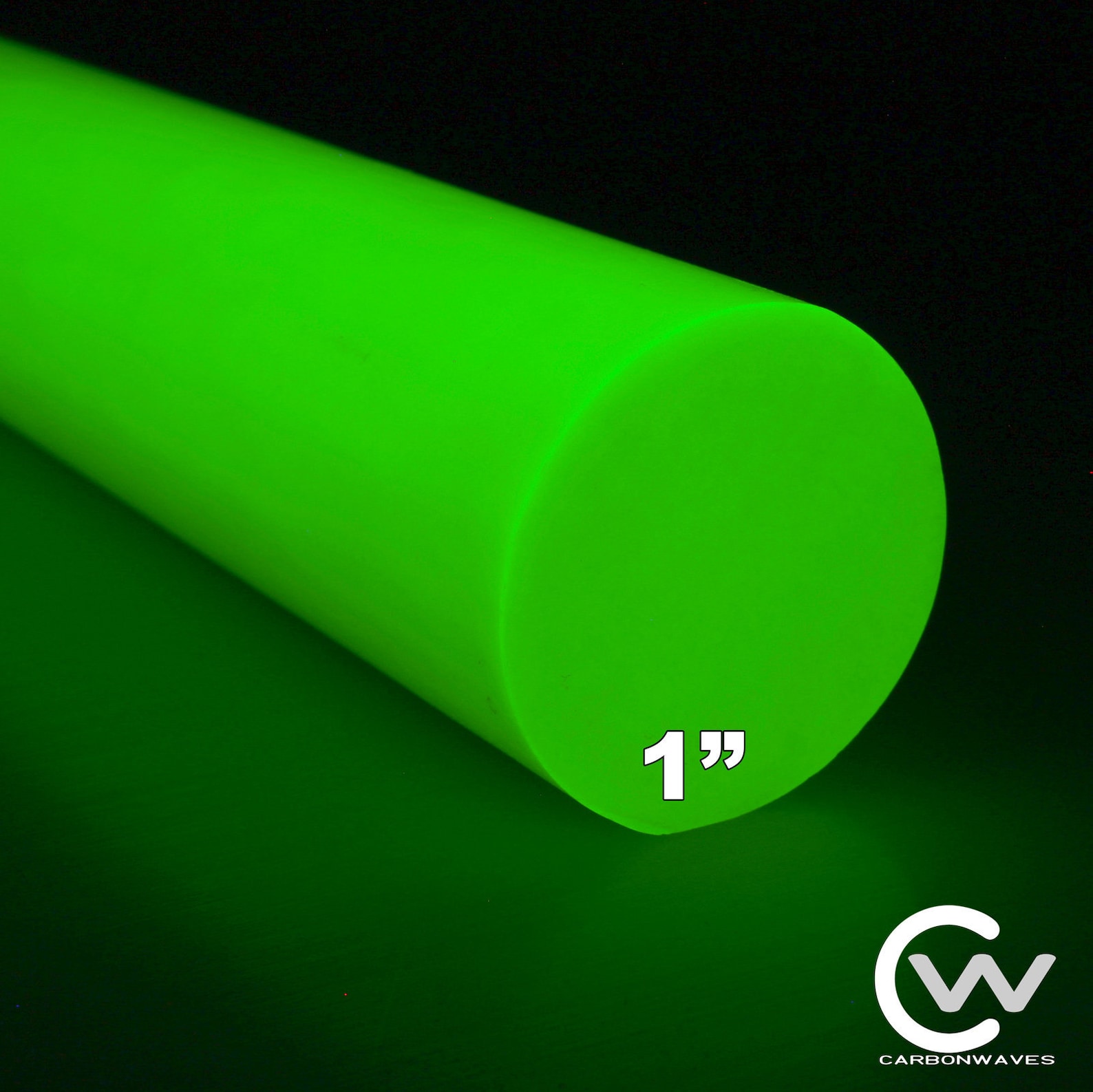 1 Neon Green Glow in the Dark Rod Turboglow Carbonwaves - Etsy