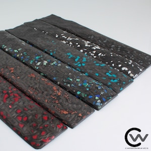 1/4" Lab Turquoise Rockywaves Carbon Fiber Plate Carbonwaves Carbon ...