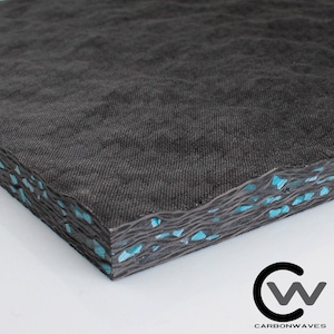 1/4" Lab Turquoise Rockywaves Carbon Fiber Plate Carbonwaves Carbon ...