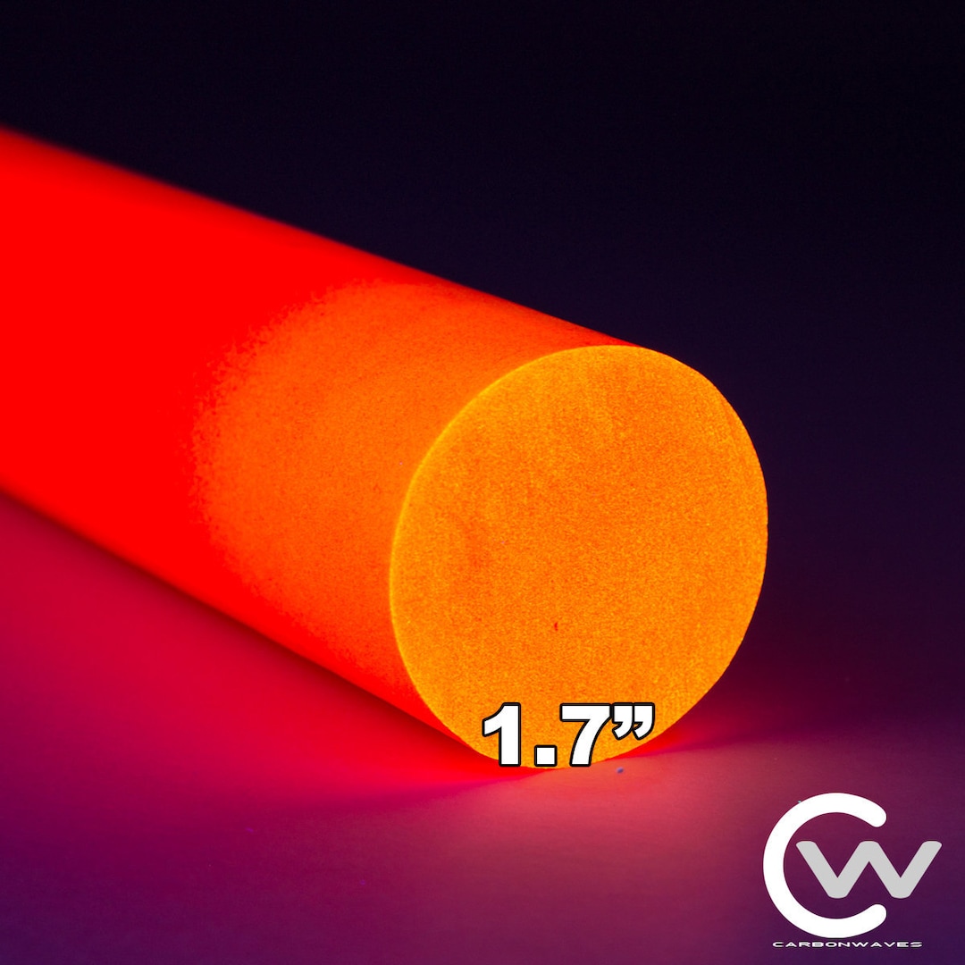 1.7" Lava Glow in the Dark Rod Turboglow Carbonwaves - Etsy