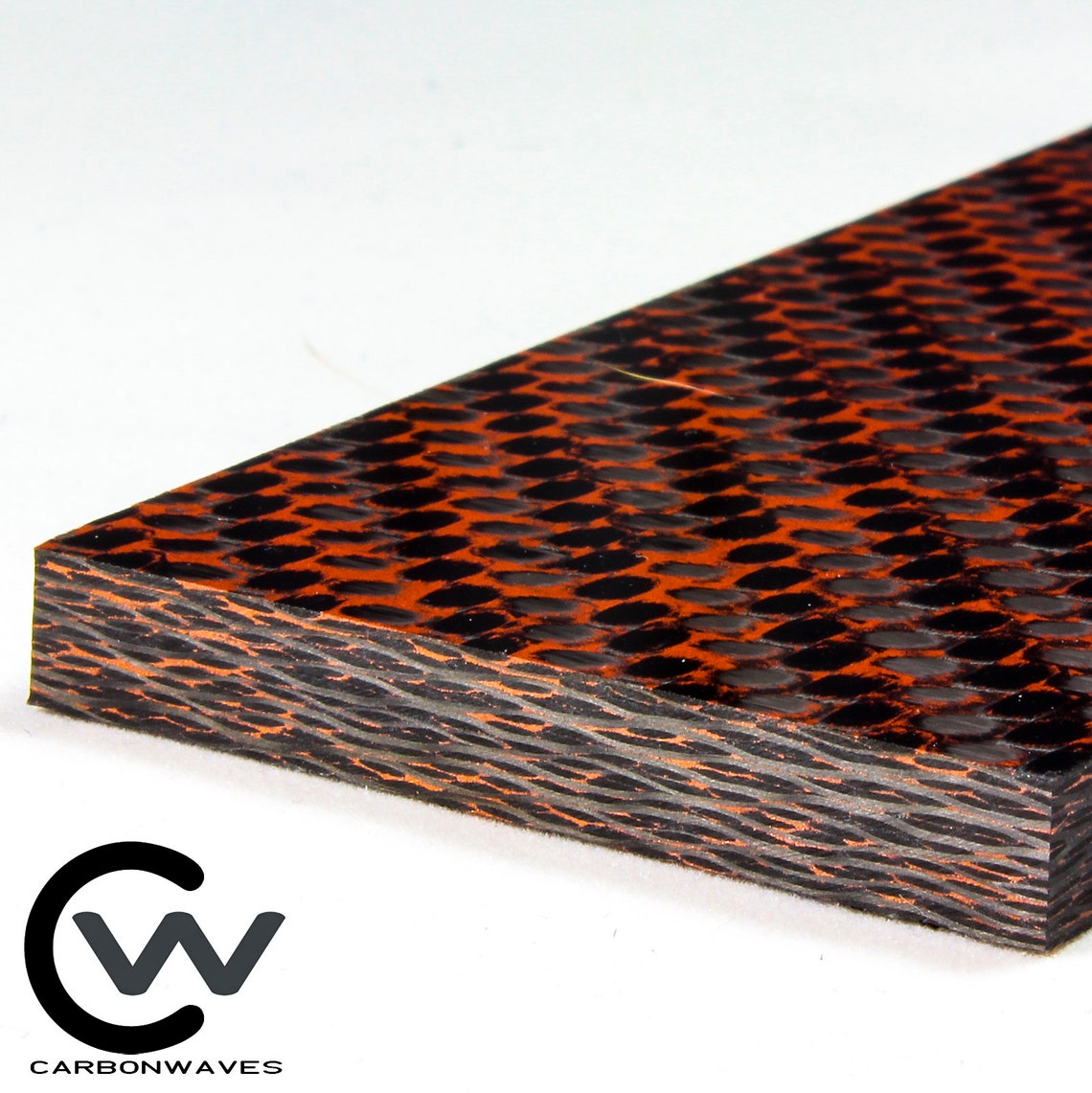1/4" Copper Carbon Fiber Plate Carbonwaves Carbon Fibre Sheet - Etsy