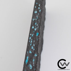 1/4" Lab Turquoise Rockywaves Carbon Fiber Plate Carbonwaves Carbon ...