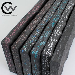 1/4" Lab Turquoise Rockywaves Carbon Fiber Plate Carbonwaves Carbon ...