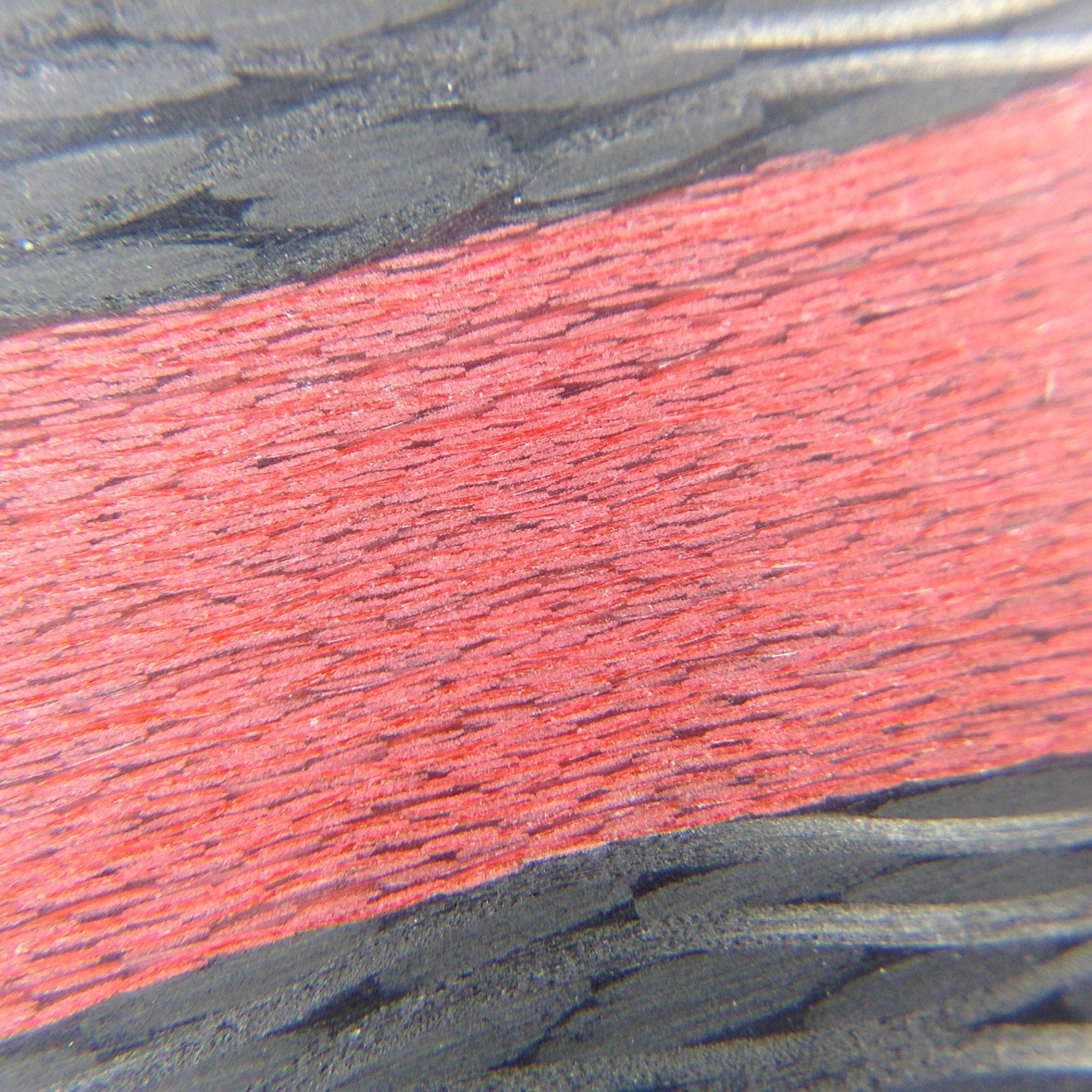1/2 Center Red Metallic Carbon Fiber Plate CarbonWaves | Etsy