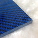1/4 Blue & Black Carbon Fiber Plate Carbonwaves Hybrid Carbon Fibre ...