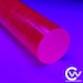 5/8" Ruby Red Glow in the Dark Rod Turboglow Carbonwaves - Etsy