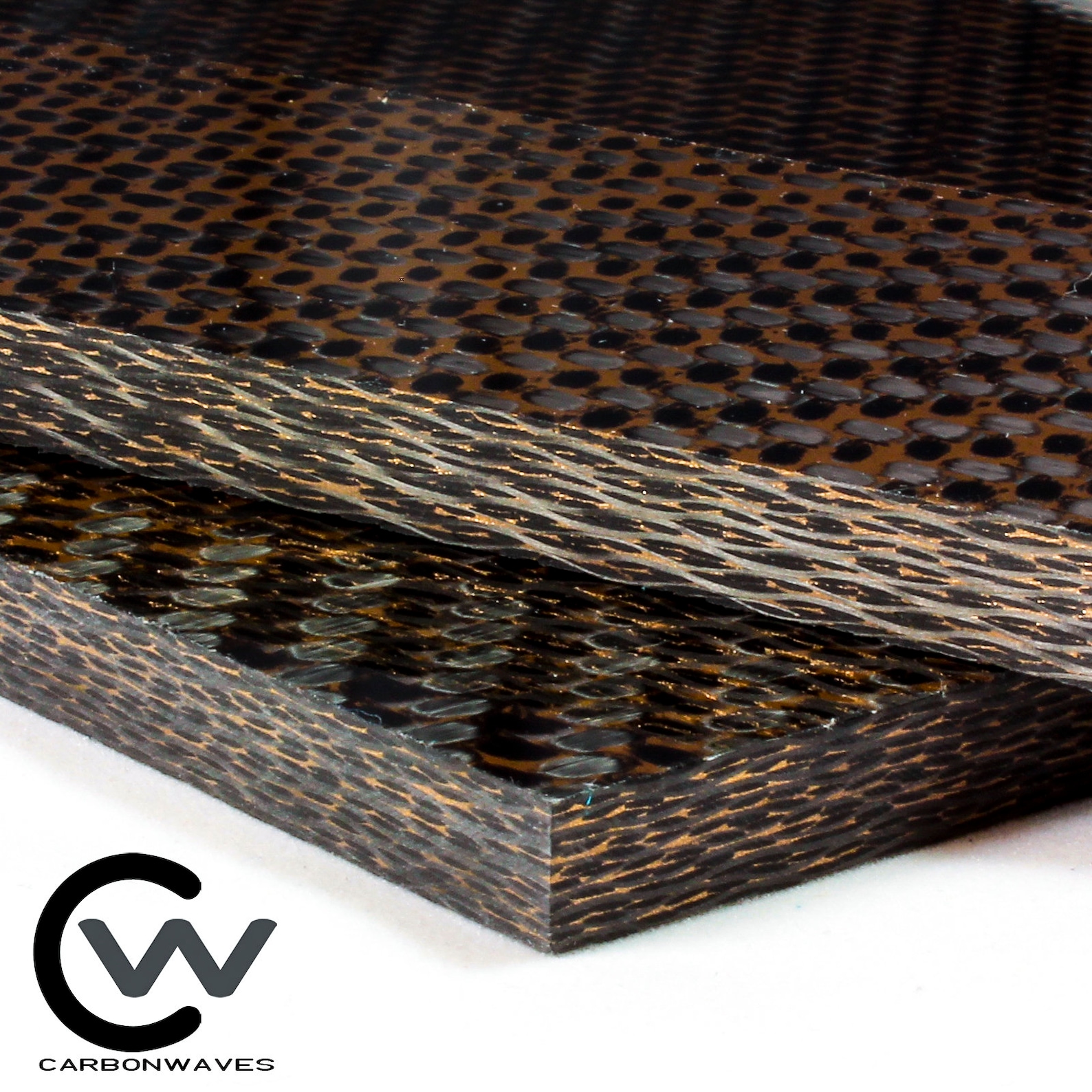 1/8 Bronze Carbon Fiber Plate Carbonwaves Carbon Fibre | Etsy