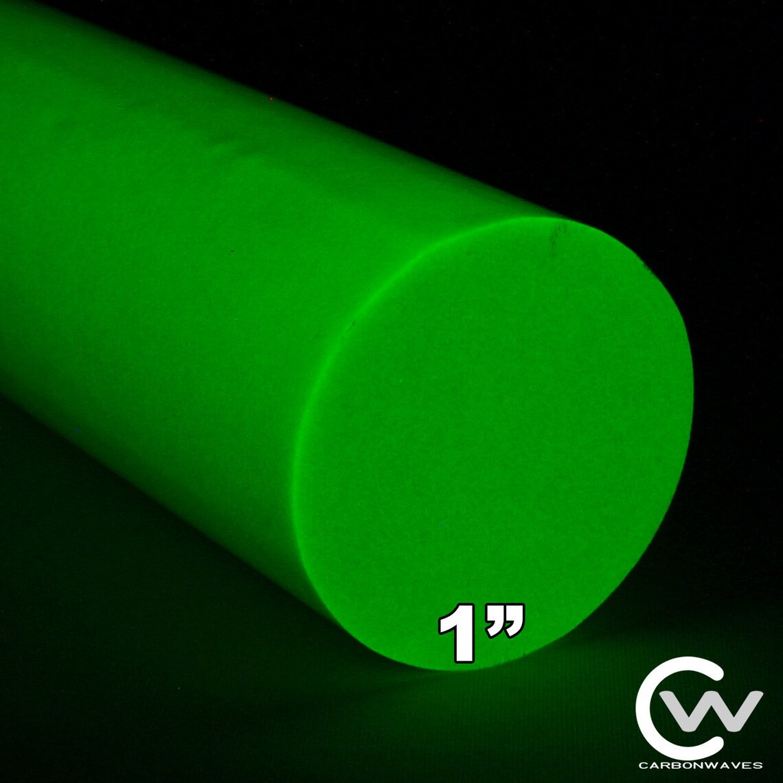 1 Emerald Glow in the Dark Rod Turboglow Carbonwaves - Etsy