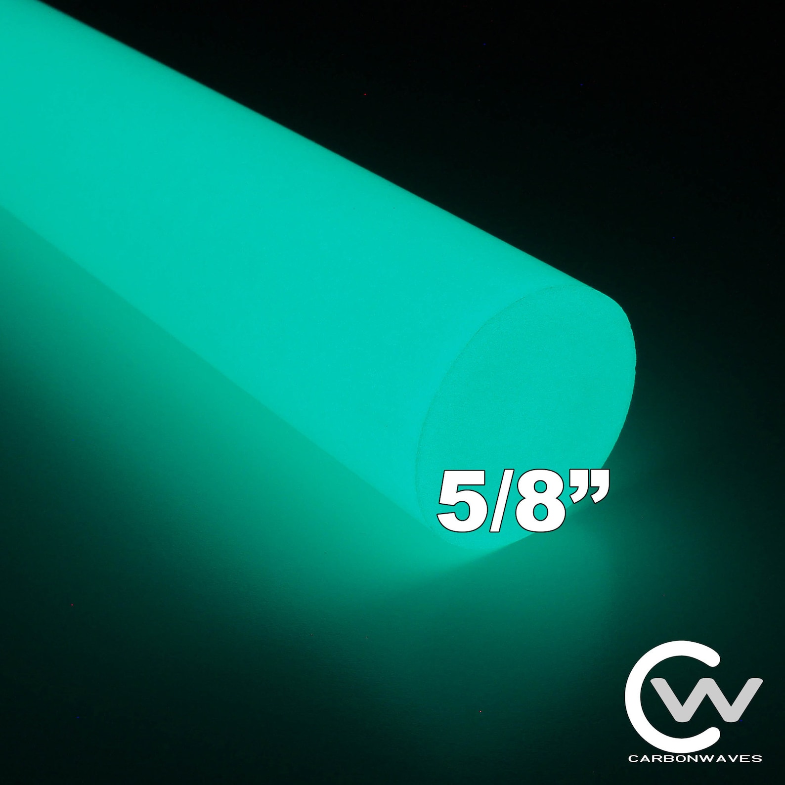 5/8" Sea Glow in the Dark Rod Turboglow Carbonwaves - Etsy