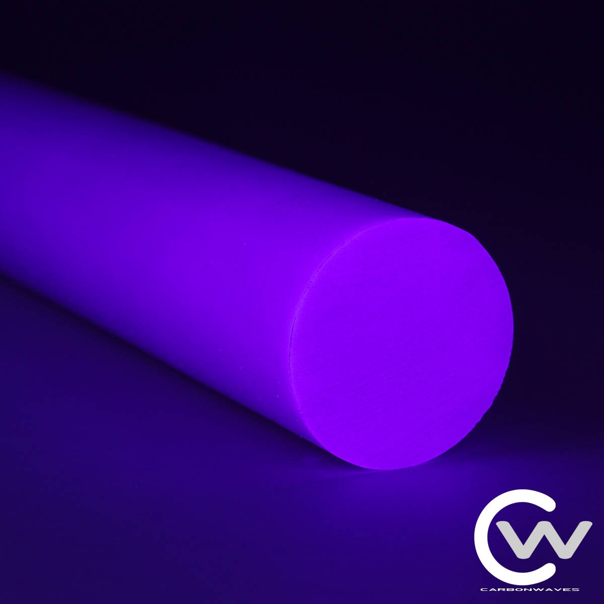 1" Purple Glow in the Dark Rod Turboglow Carbonwaves - Etsy