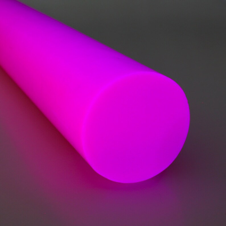 1.7 Neon Magenta Glow in the Dark Rod Turboglow - Etsy