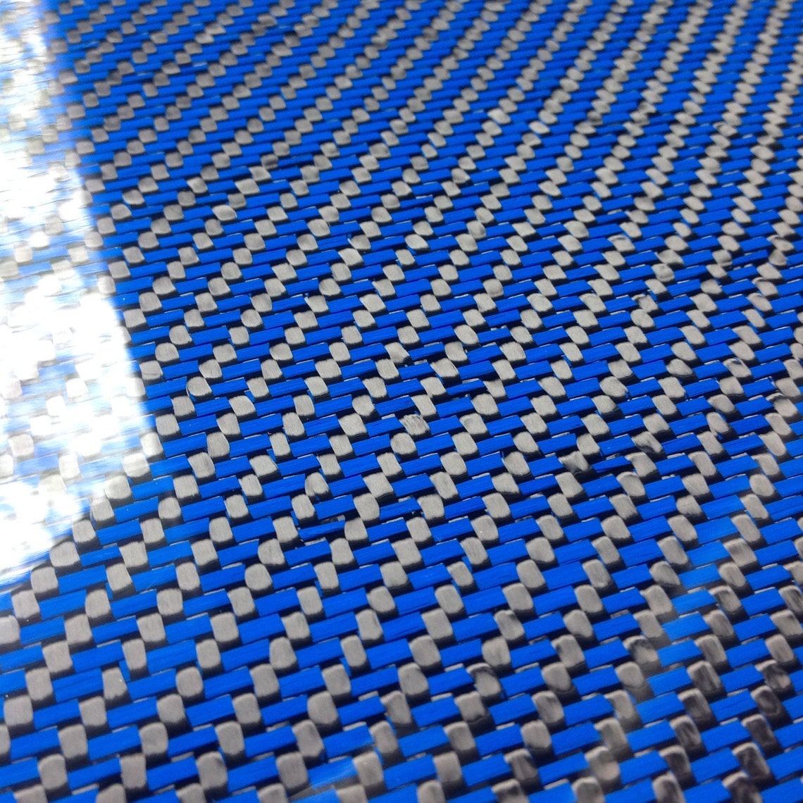 1/4 Blue & Black Carbon Fiber Plate Carbonwaves Hybrid - Etsy
