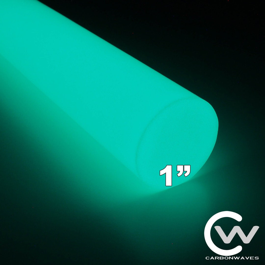 1" Mint Glow in the Dark Rod Turboglow Carbonwaves - Etsy