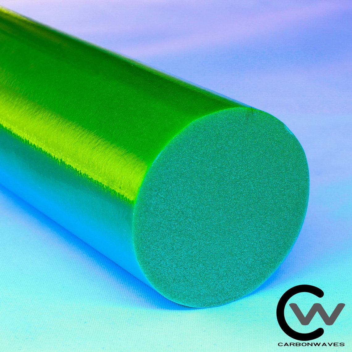 5/8 Emerald Glow in the Dark Rod Turboglow Carbonwaves - Etsy