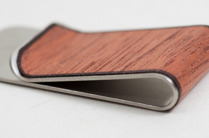 Wood Money Clip : Personalized Gift Multiple Wood Colors | Etsy