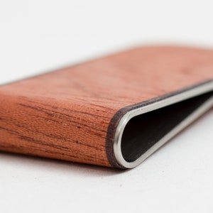 Wood Wallet : Wood Money Clip, Customized Gift, Fathers Day Gift, Gift ...