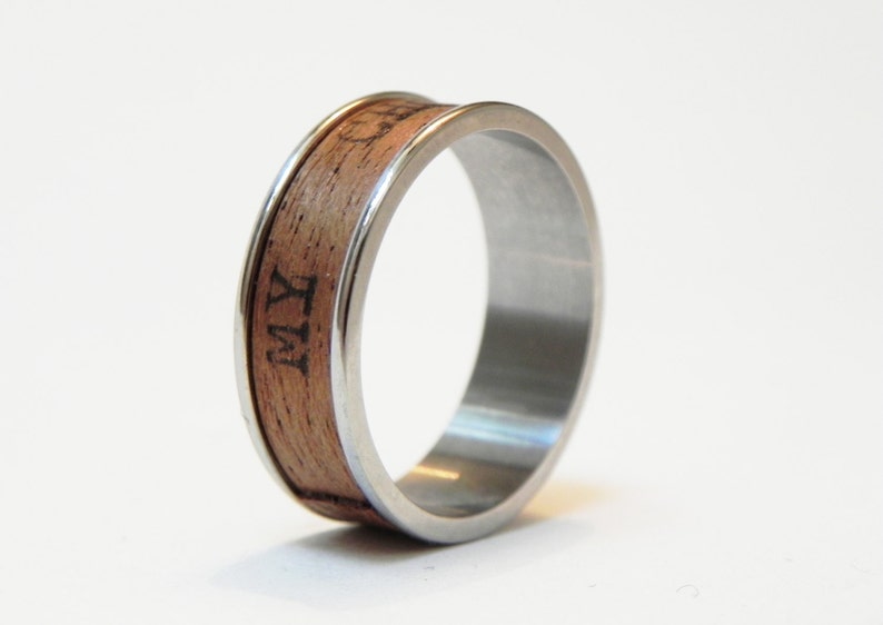 5 Year Anniversary Wood Ring Personalized Ring Personalized - Etsy