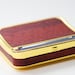 Gold Cigarette Roller Box Gold and Mahogany Cigarette Case - Etsy
