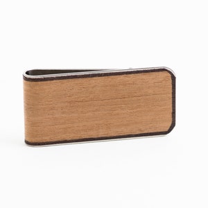 Wood Money Clip : Groomsmen Customized Gift, Multiple Wood Colors, Hand ...