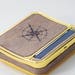 Gold Cigarette Roller Box Gold and Mahogany Cigarette Case - Etsy