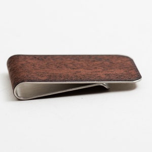 Wood Money Clip : Groomsmen Customized Gift, Multiple Wood Colors, Hand ...