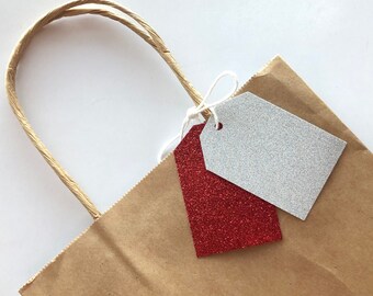 Glitter Gift Tags | Etsy
