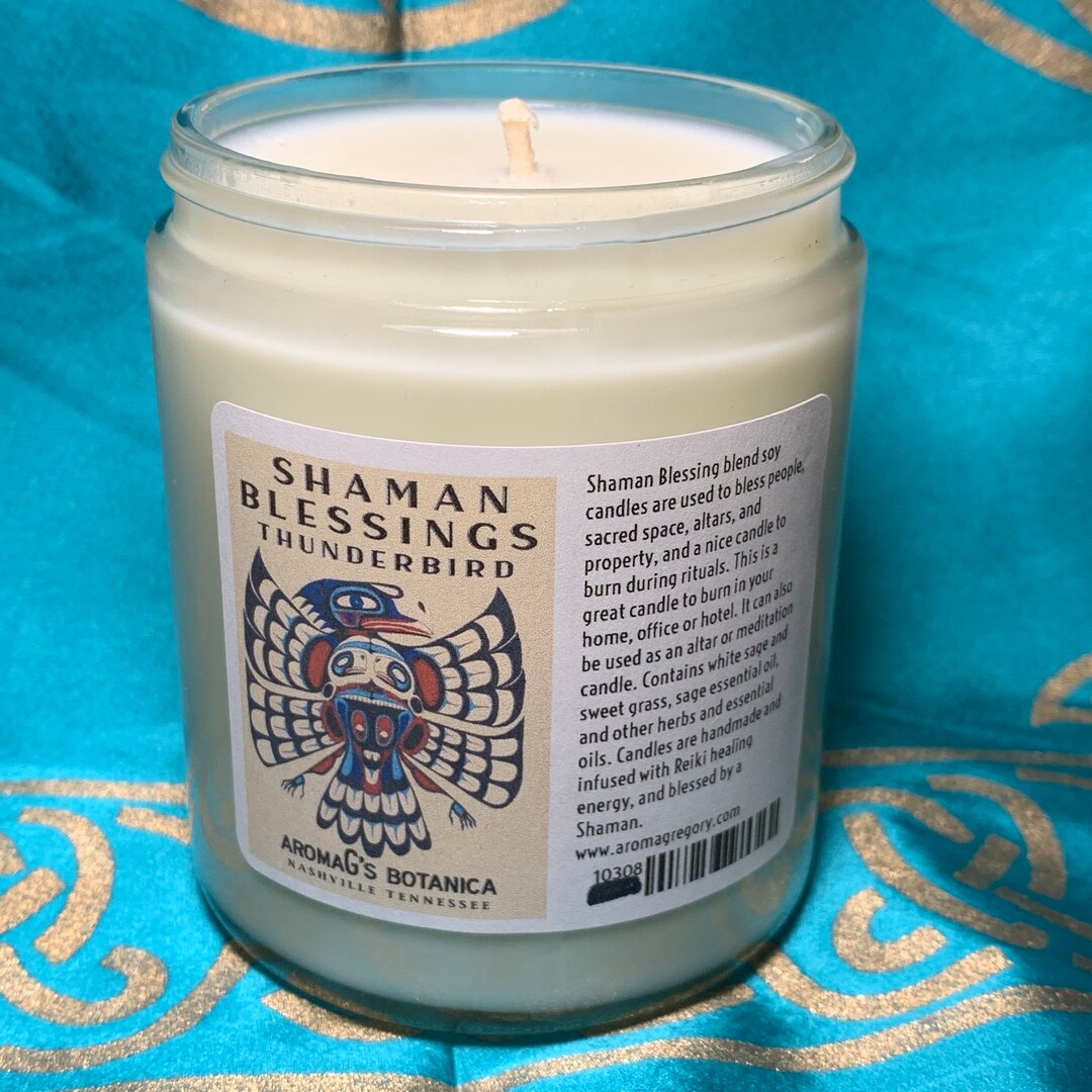 Shaman Blessing scent Candle - Thunderbird - Etsy Österreich