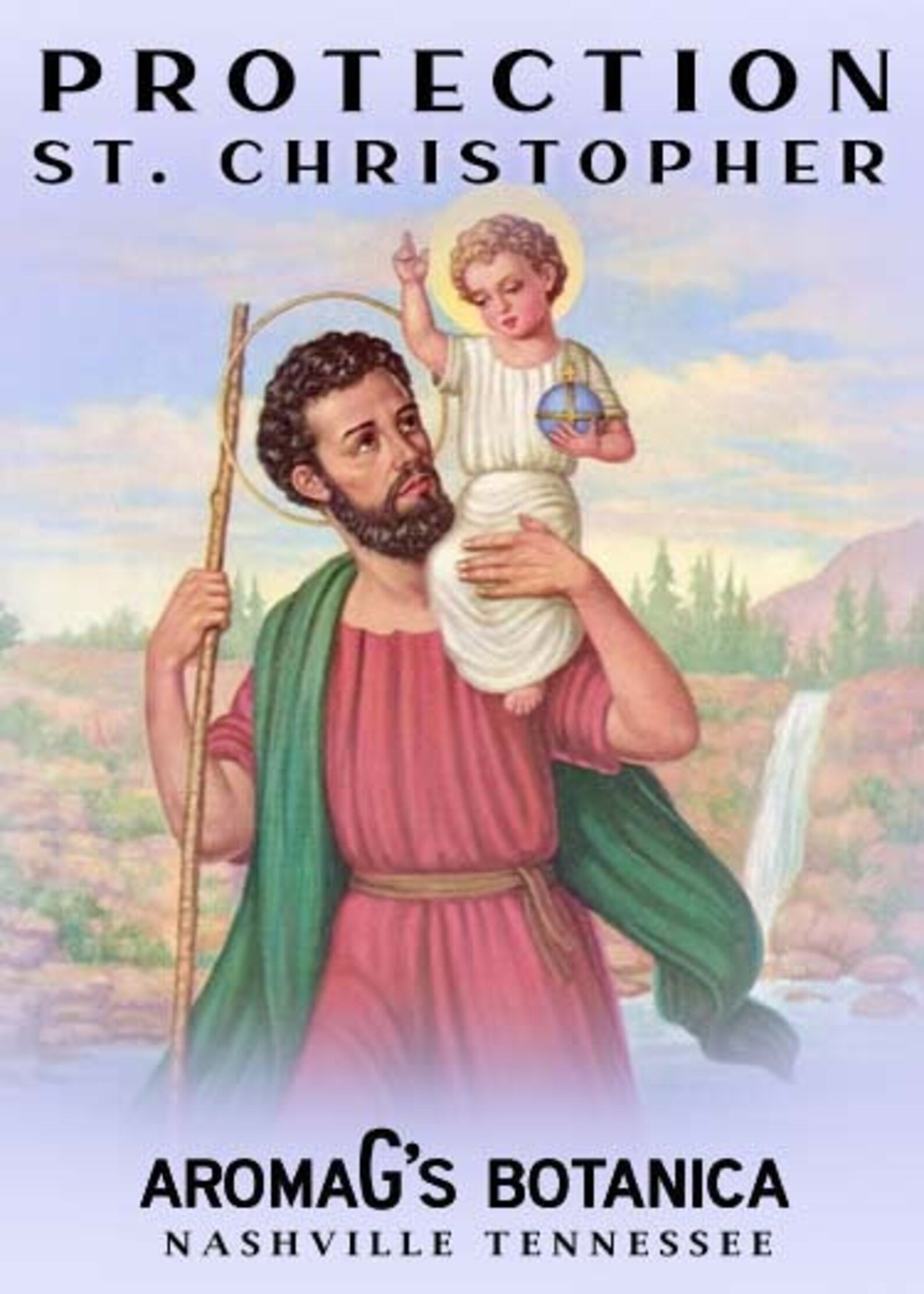 Protection Saint Christopher Powdered Incense | Etsy