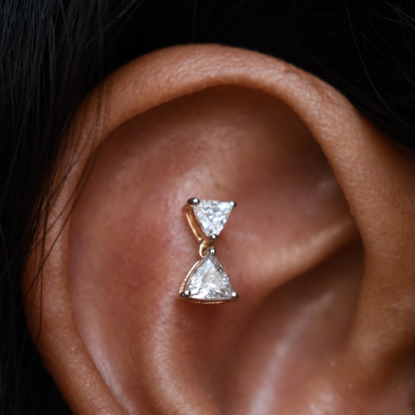 Trillion Diamond - Etsy