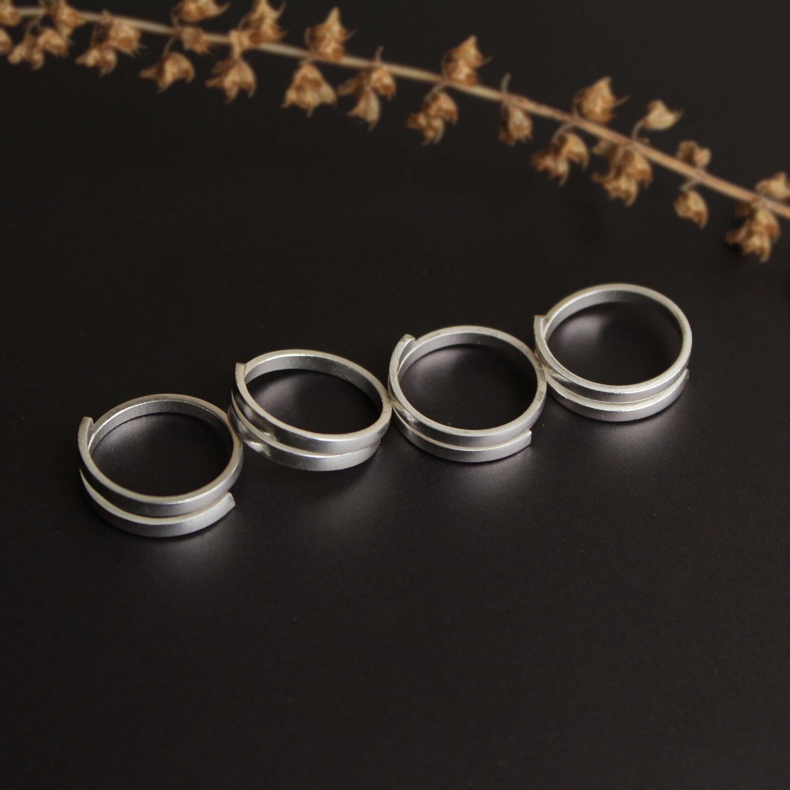 READY TO SHIP Sterling Silver Toe Ring Spiral Coil Plain Toe - Etsy