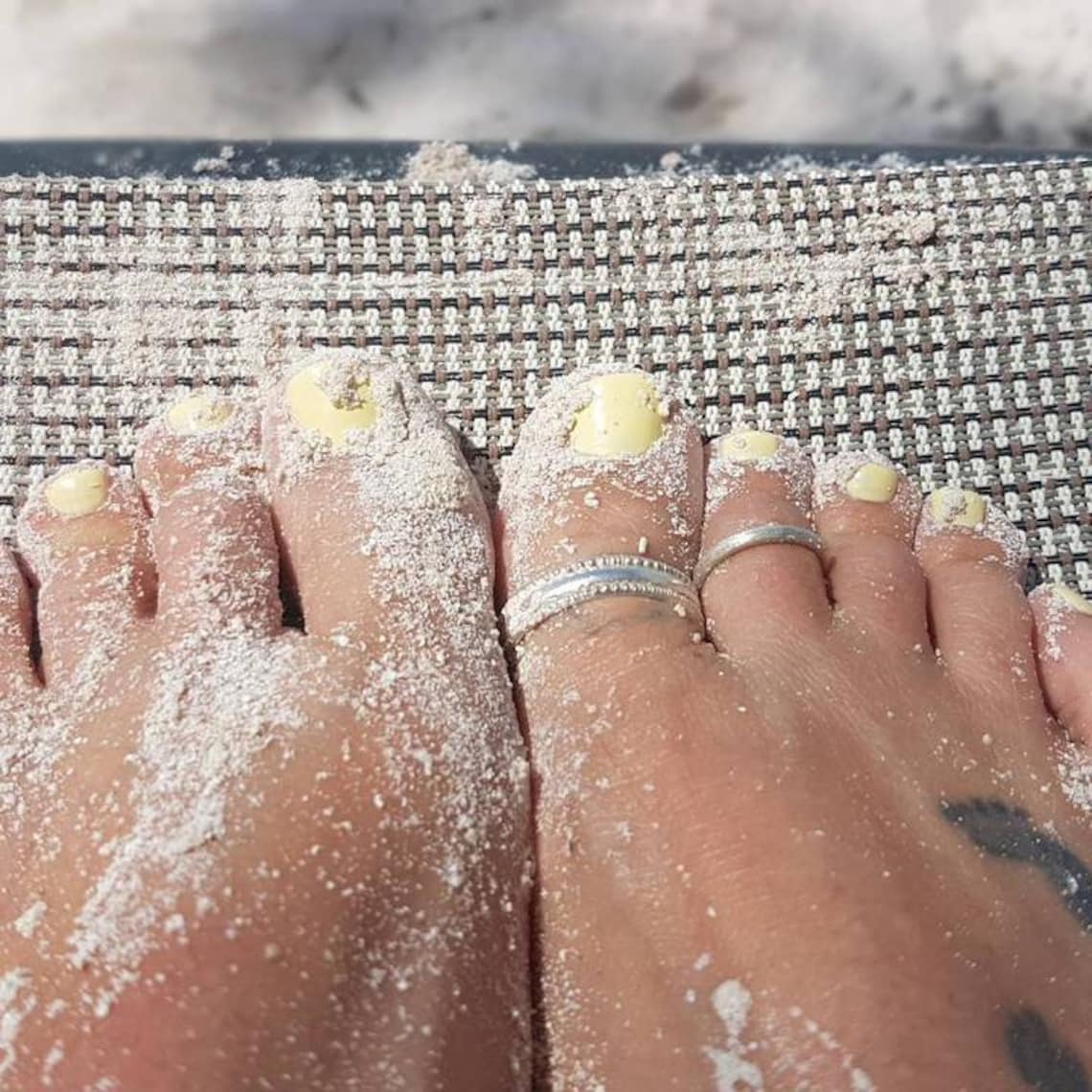 Sterling Silver Big Toe Ring D Shaped Hallux Ring for Foot - Etsy