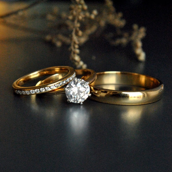 Gender Neutral Wedding Rings - Etsy